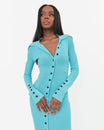 Naomi Dress in Aqua Blue – Fumi The Label