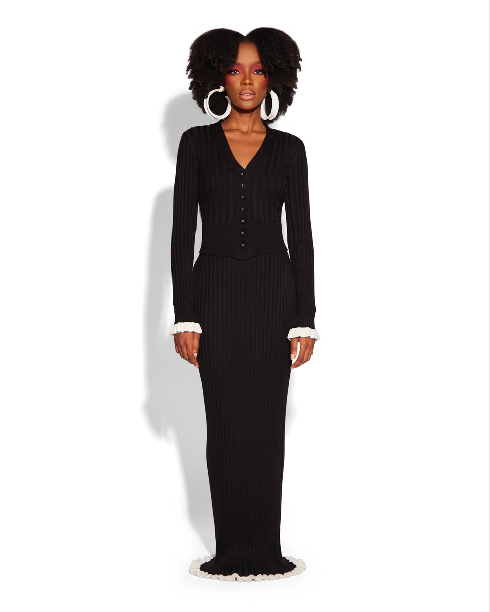 Dahlia Skirt Set in Black – Fumi The Label