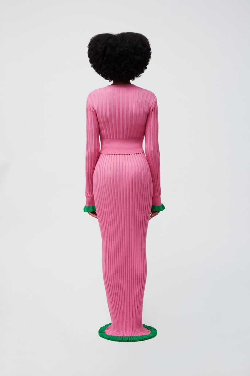 Dahlia Skirt Set in Pink – Fumi The Label